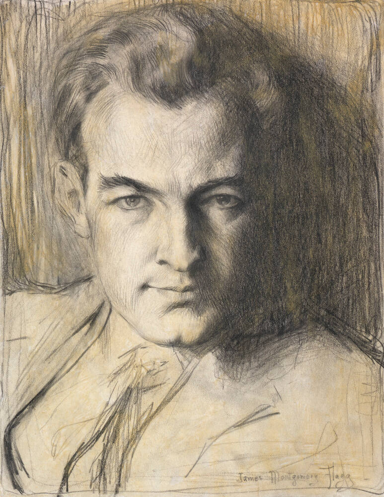 Portrait of James Montgomery Flagg – Works – The Nelson-Atkins Museum ...