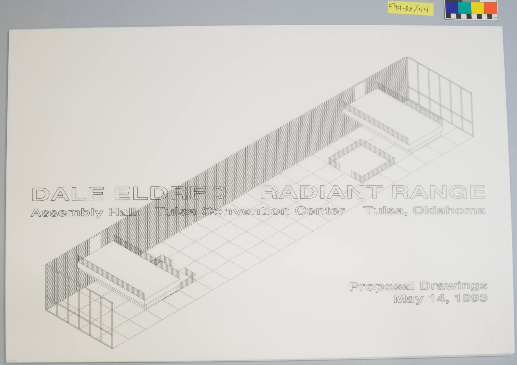 Proposal Drawing, Project: "Radiant Range," Assembly Hall Gallery ...