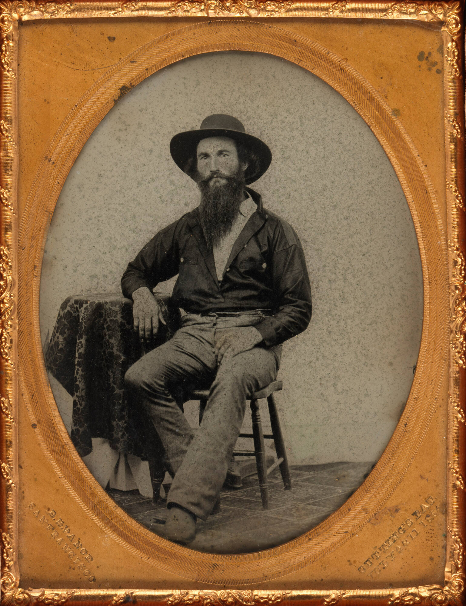 Portrait of a California gold miner – Works – The Nelson-Atkins Museum ...