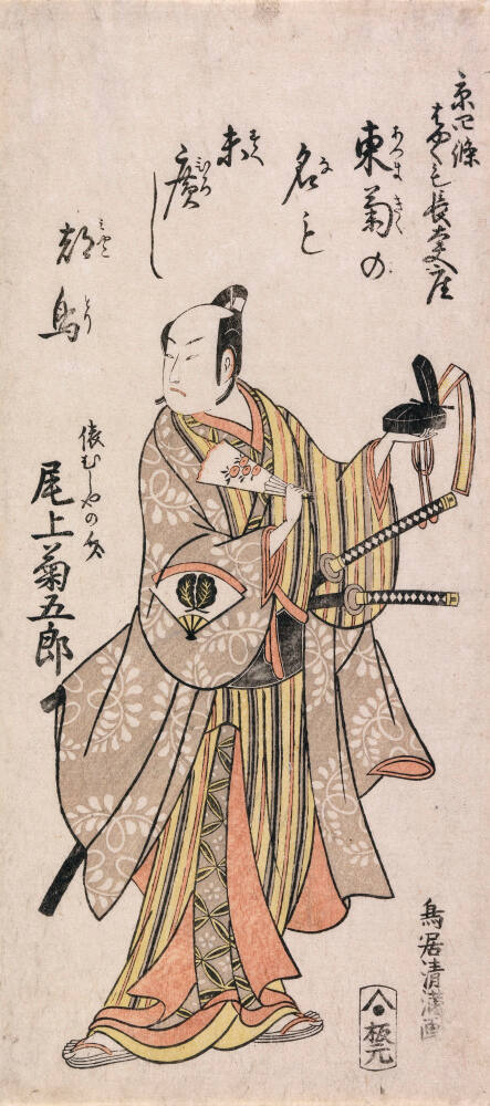The actor Onoe Kikugorō I as the Samurai Tawara Mushanosuke – Works – The Nelson-Atkins Museum ...