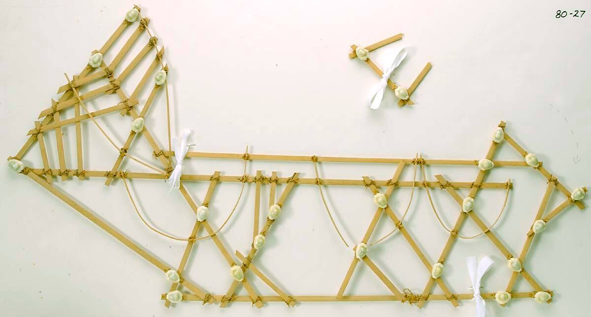 Micronesian Island Stick Navigational Chart Works The Nelson Atkins