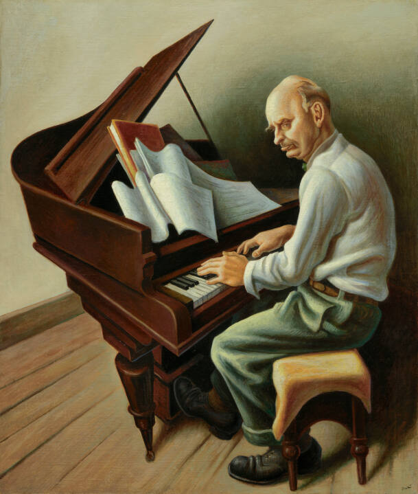 The Sun Treader (Portrait of Carl Ruggles) – Works – The Nelson-Atkins ...
