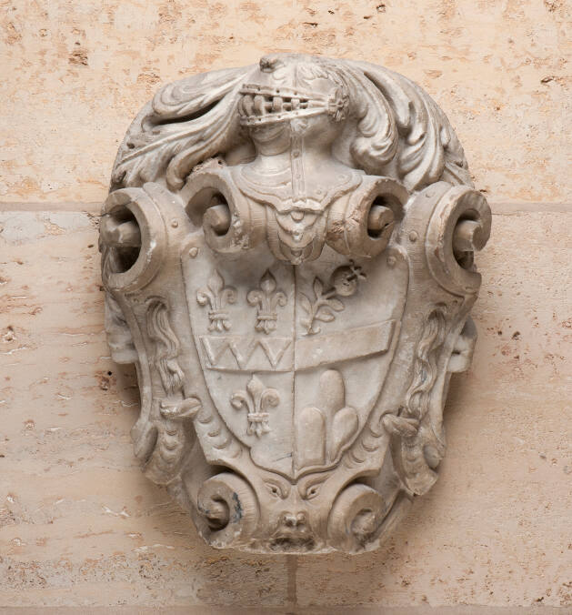 Escutcheon with Coat of Arms of the Chigi Family – Works – Collections ...