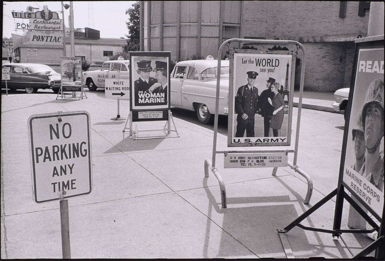 Segregation signs at a Jackson, Mississippi bus terminal – Works – The ...