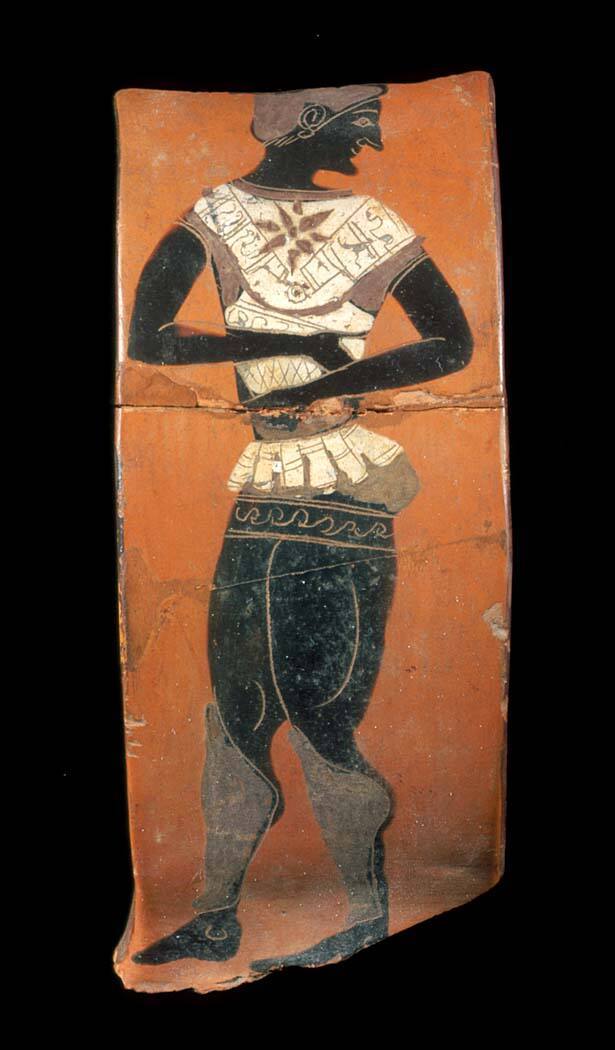 Handle from an Attic Black Figure Nikosthenic Amphora – Works – The ...